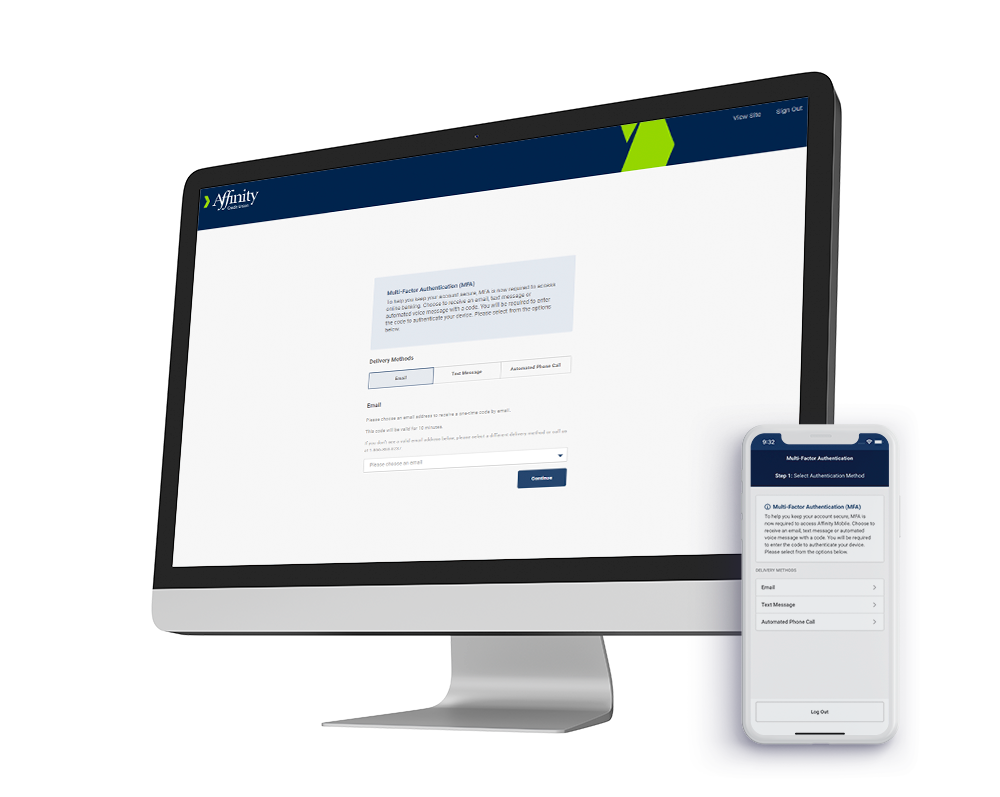 Multi-factor Authentication | Security | Affinity Credit Union