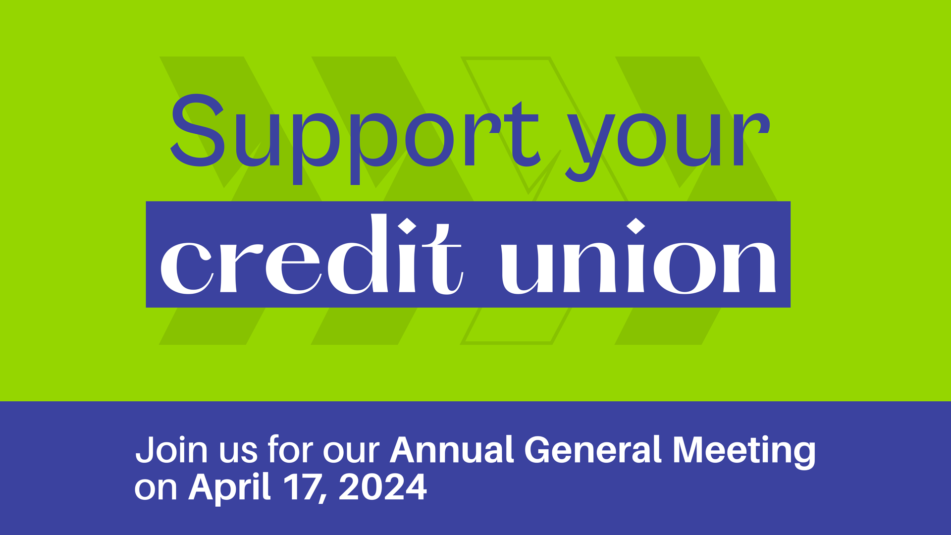 Annual General Meeting | How we're governed | Affinity Credit Union