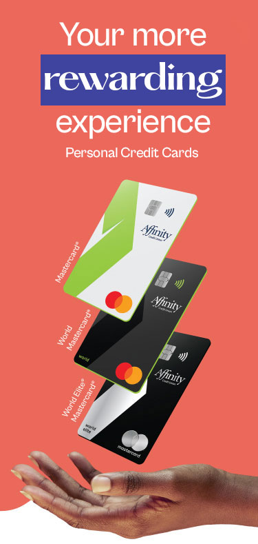 Personal Credit Cards | Affinity Credit Union